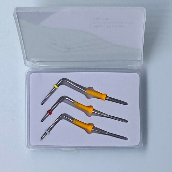 3 pcs Dental percha gutta pen /gun tip heat plugger needle endo obtura ...